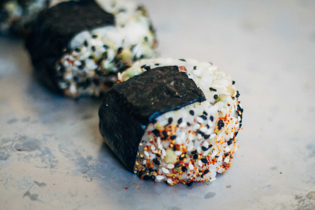 Vegan Onigiri w/ Ponzu-Marinated Avocado + Shichimi Togarashi | Well ...