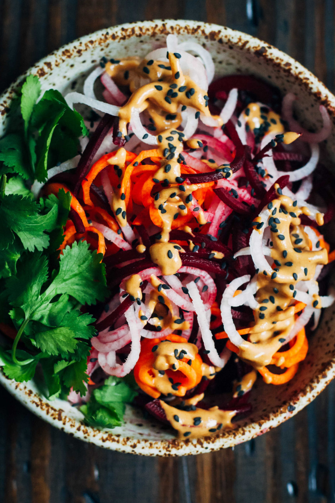 Spicy Root Vegetable Noodle Bowl | Well and Full