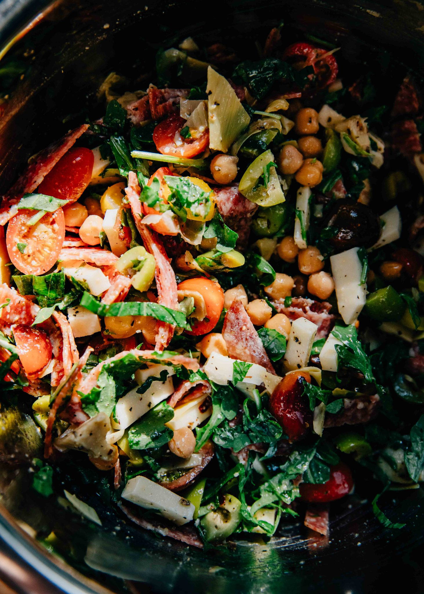 Antipasto Salad w/ Lots of Greens (From the Viral TikTok Trend!) | Well ...