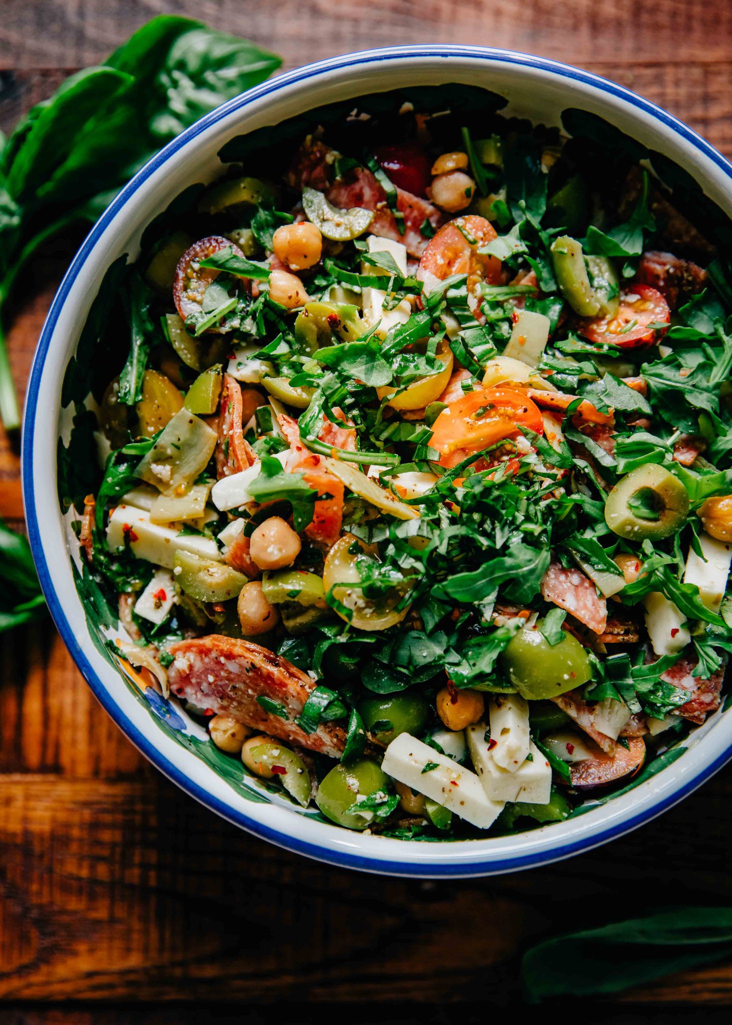 Antipasto Salad w/ Lots of Greens (From the Viral TikTok Trend!) | Well ...