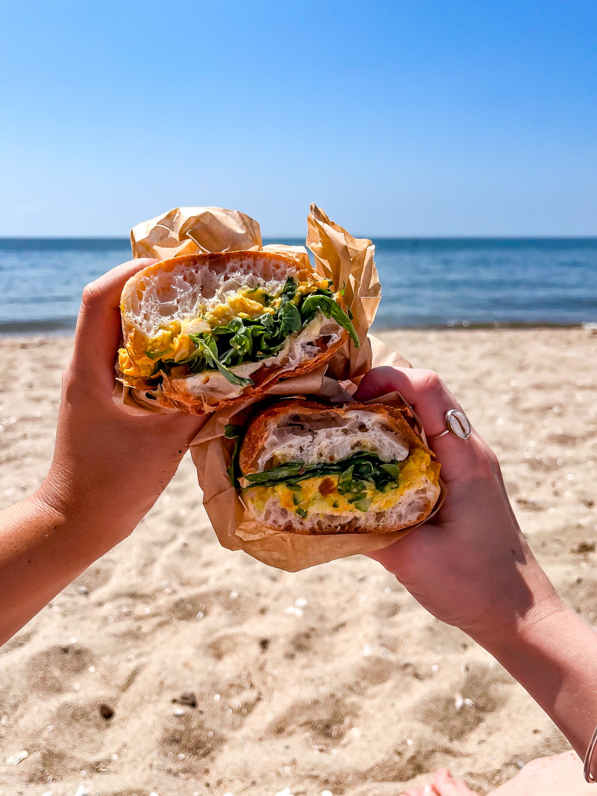 The Best Vegetarian Beach Sandwich | Well and Full