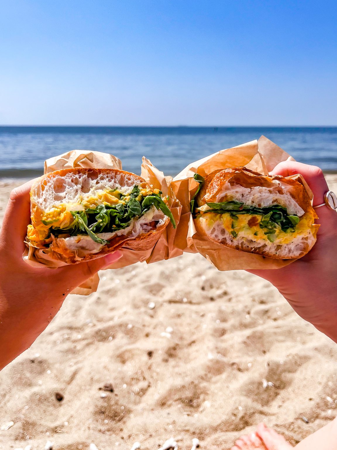 The Best Vegetarian Beach Sandwich | Well and Full
