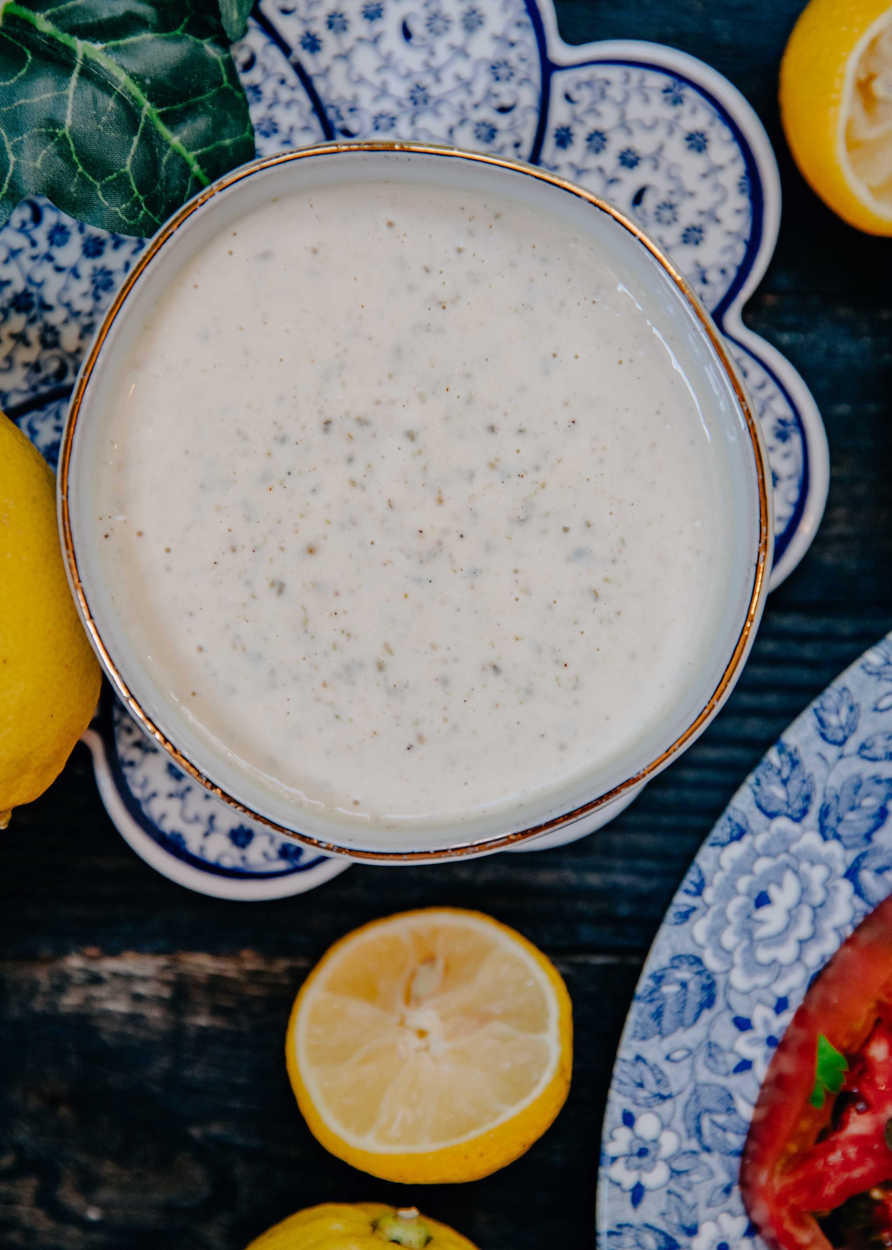The BEST Vegetarian Caesar Dressing | Well and Full