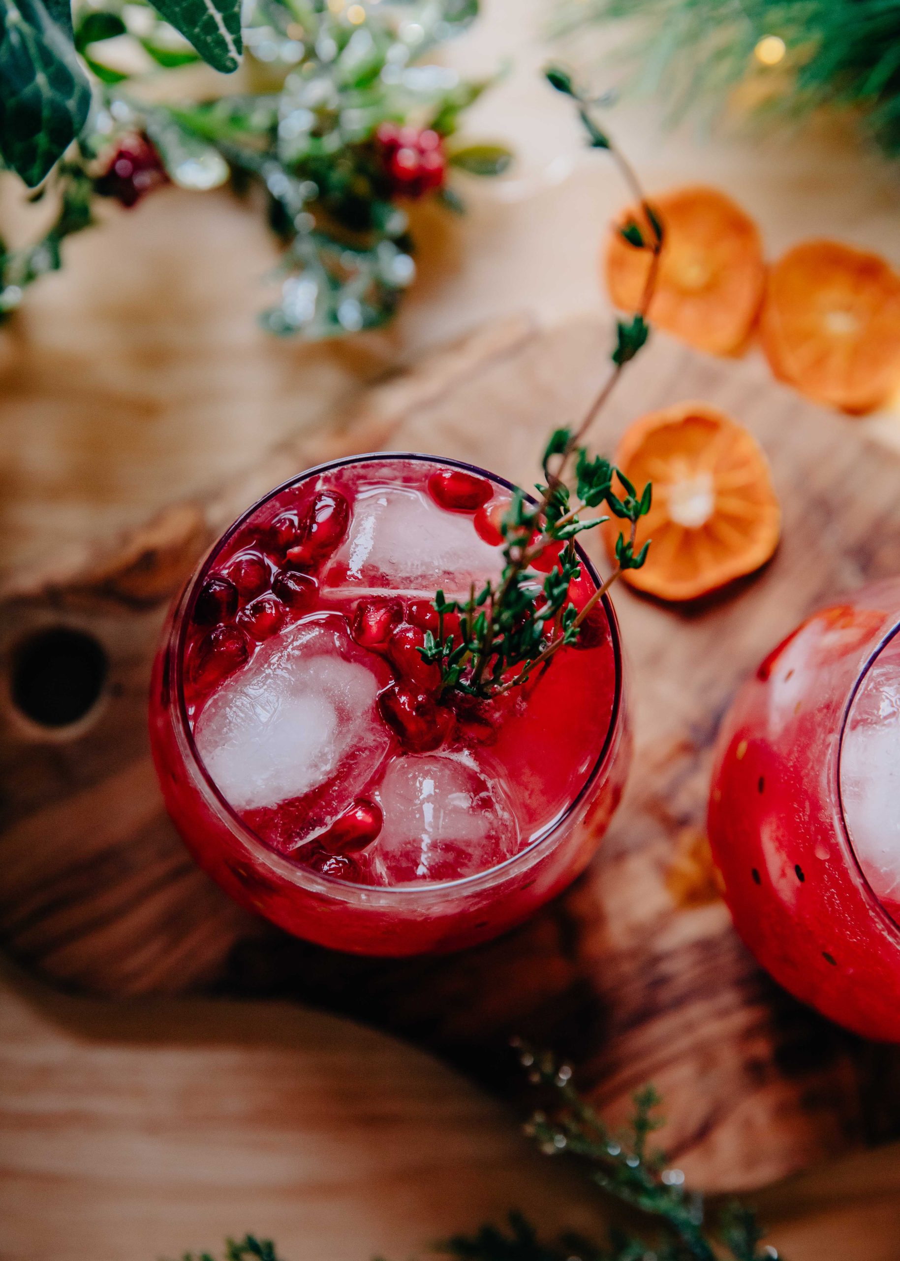 Merry Christmas Mocktails | Well and Full | #mocktails #recipe #vegan # ...